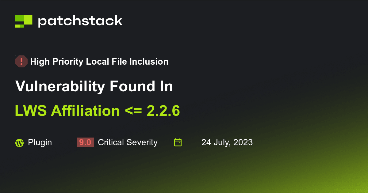 WordPress LWS Affiliation plugin